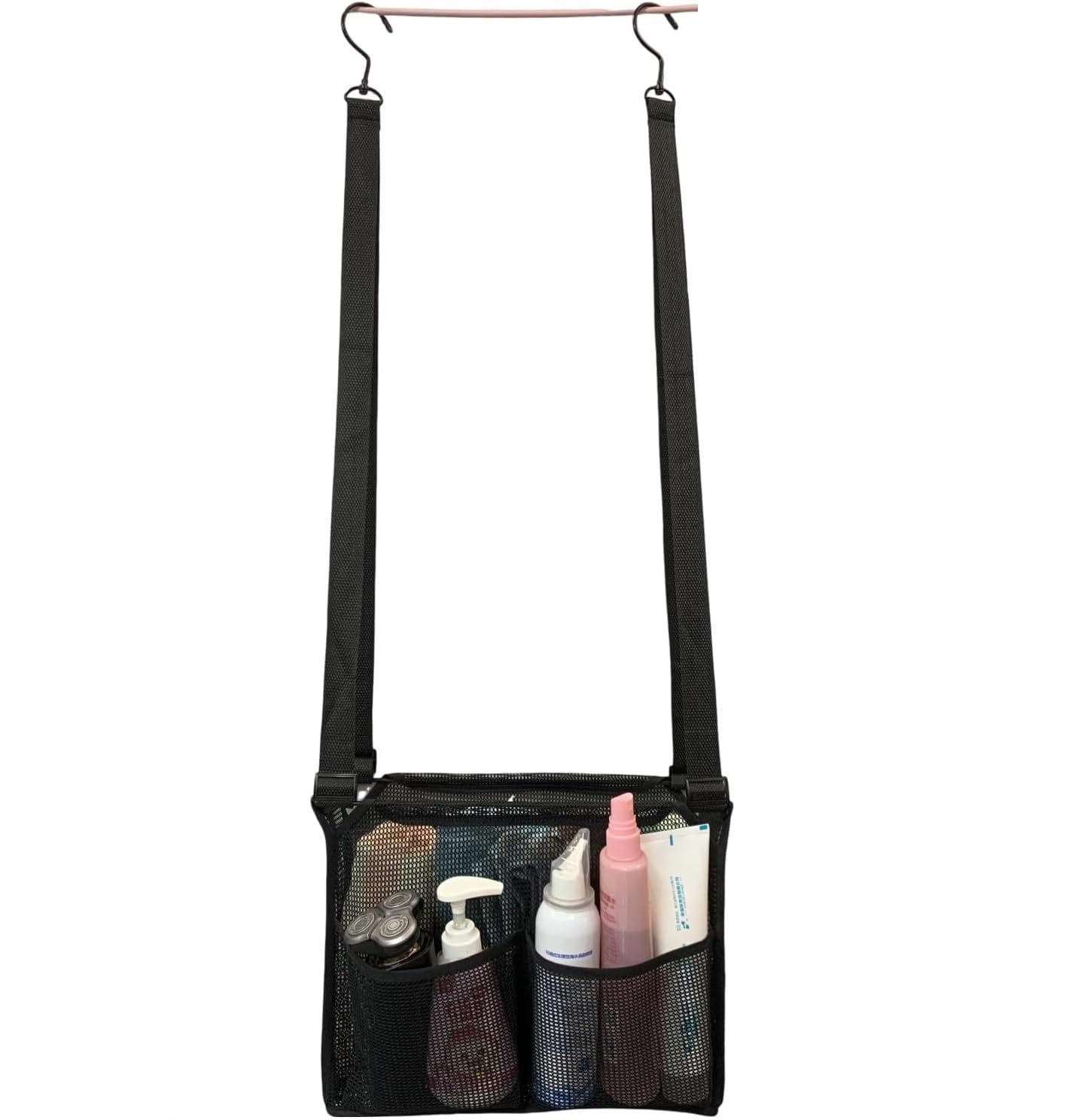 XXNBC Equipped With Adjustable Storage Bags, Hanging Storage Basket, Toilet, Bathroom, Bath Basket, Dormitory, Cosmetics Storage Bag