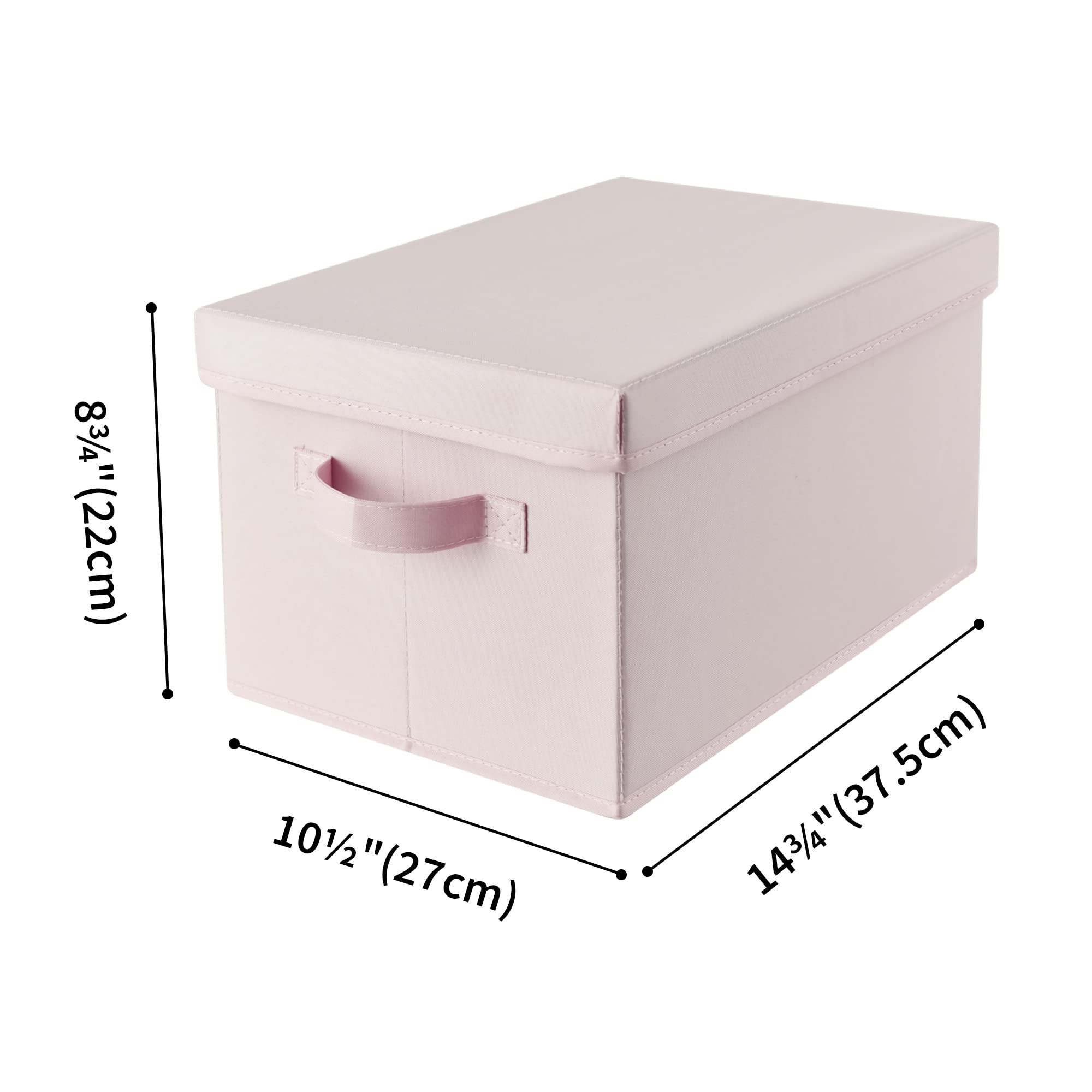 GRANNY SAYS Bundle of 3-Pack Lidded Closet Storage Bins & 3-Pack Organization and Storage Bins
