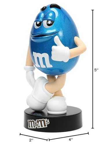Jada Toys M&M's 4" Blue Die-cast Collectible Figure, Toys for Kids and Adults (33237)