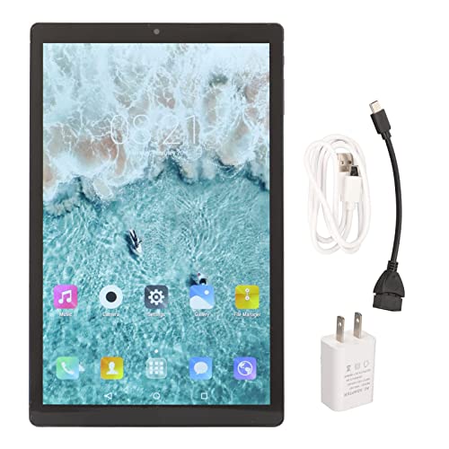 Haofy Blue Tablet 3 Card Slots Dual Camera 2560x1600 2.4GHz 5GHz WiFi HD Tablet 10.1 for Studying (US Plug)