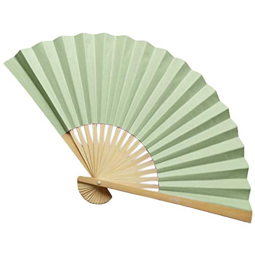 Hand Fans Folding fan Pattern Chinese Style Hand Held Fan Bamboo Paper Folding Fan Handheld Wedding Hand Fan Cool Bamboo Flower Personalized (Color : K)