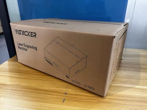 Laser Engraving Machine, Woxcker L2 MAX 5.5W Enclosure Laser Engraver, CNC Engraving Machine 0.01mm High Precision Laser Engraving and Cutting for Wood Metal Glass Suitable for Beginners