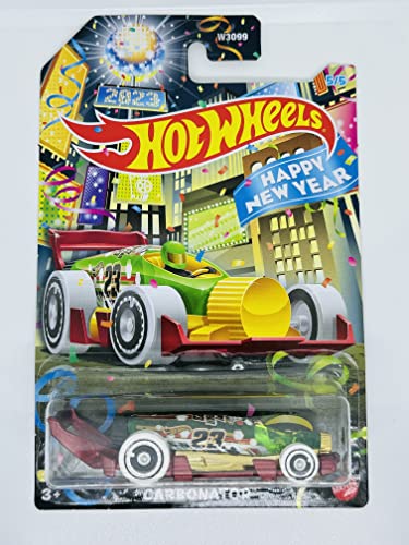 Hot Wheels 2022 - Carbonator - Happy New Year 2023 - Christmas 2022-5/5 -Ships Bubble Wrapped in a Box