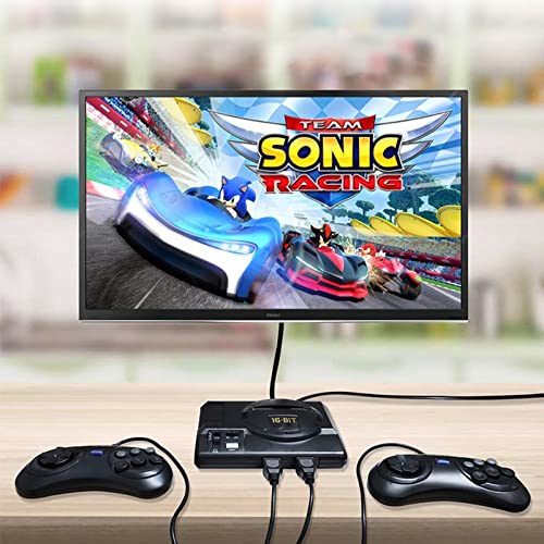 Jamal 2 X 6 Button Game Controller for SEGA Genesis Black Cable Length: 28.54" / 72.5cm