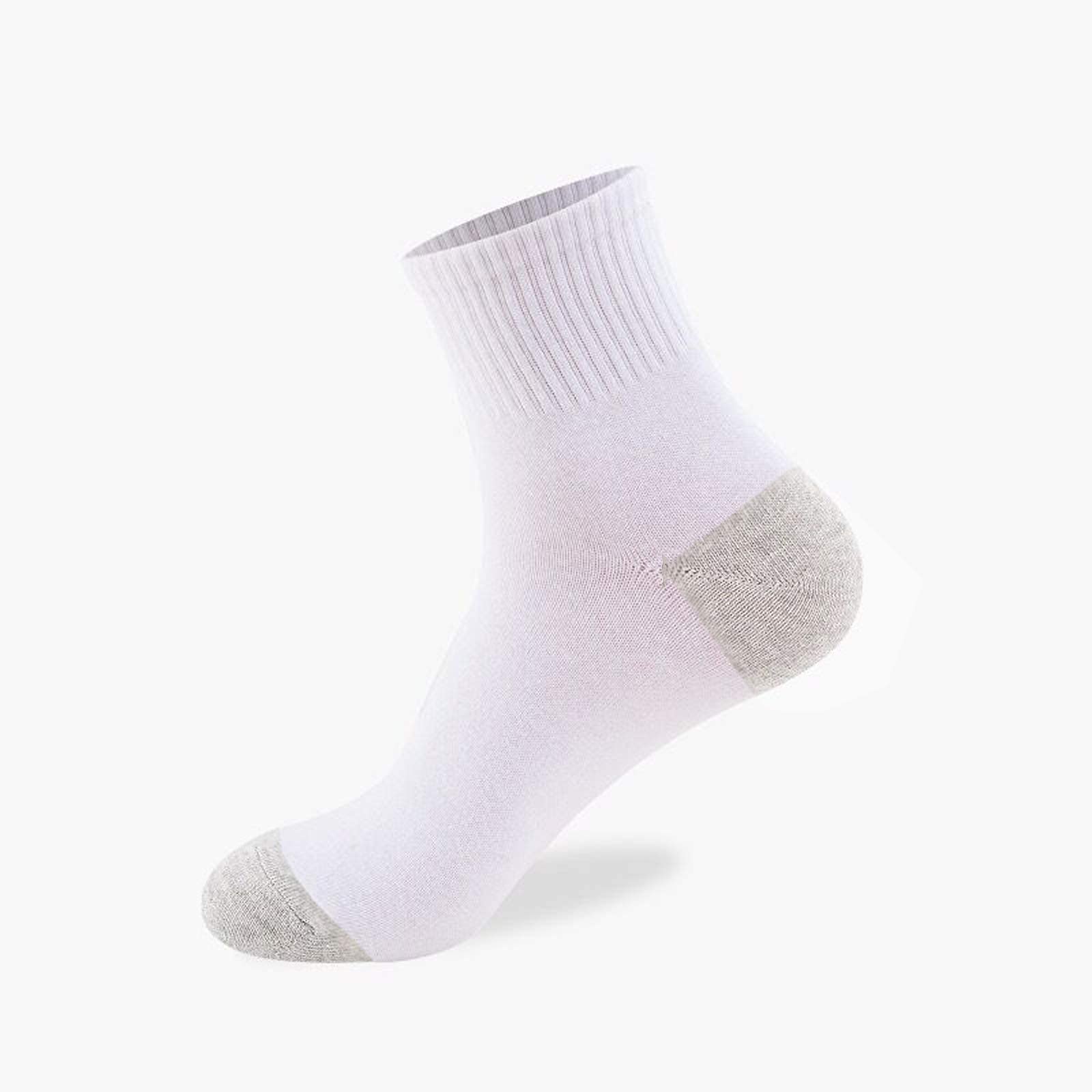 JAMEGIO Boys Crew Socks 12 Pairs Stretch Cushioned Athletic Cotton Socks for Big Little kids,Socks for Boys Age 2-8(4-6 Years)