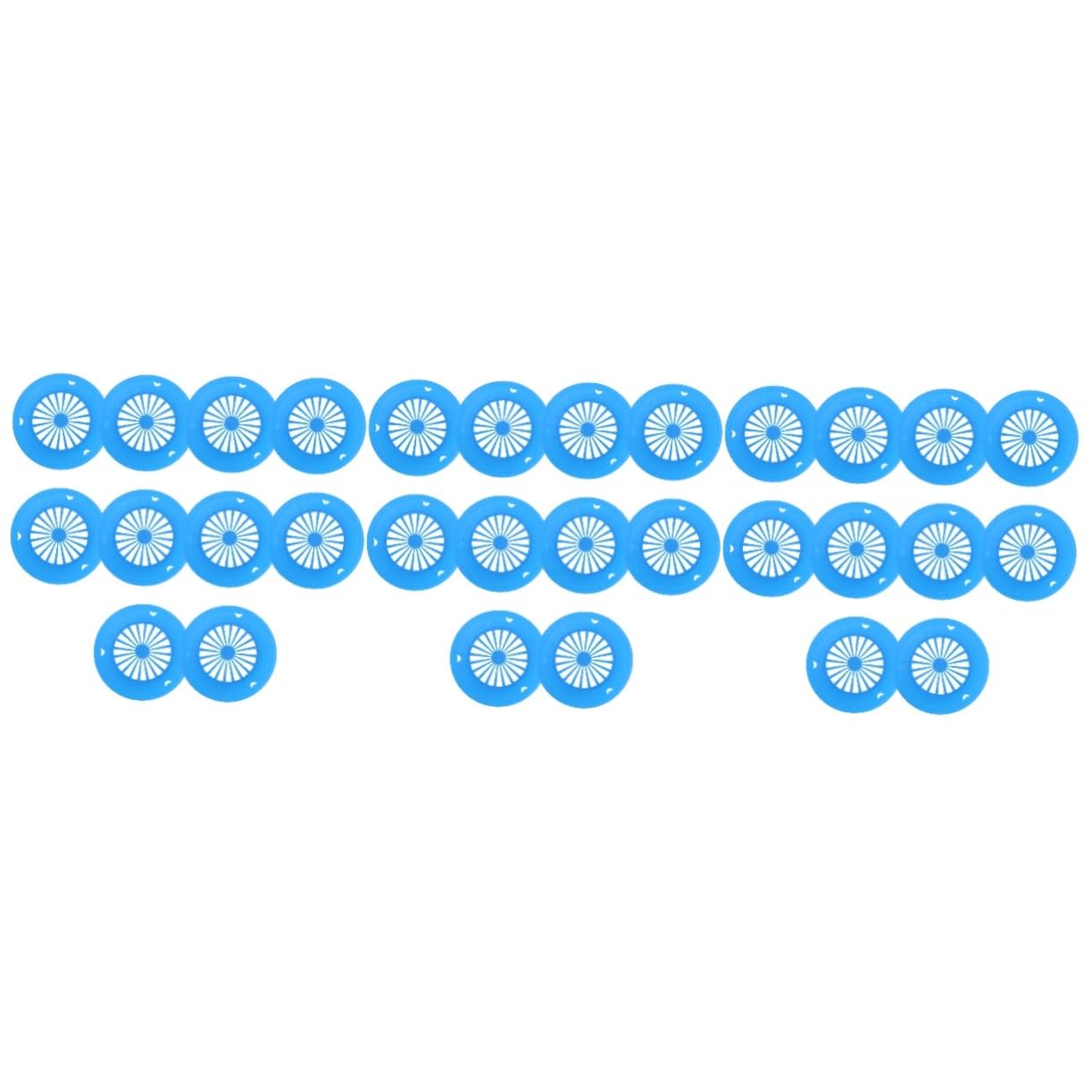GLEAVI 30 Pcs Grill Plate 10 Inch Paper Plates Small Paper Plates Vegetable Holder Reusable Barbecue Trays Paper Plates Bulk Heavy Duty Paper Plates Food Snack Tray Friendly re-usable