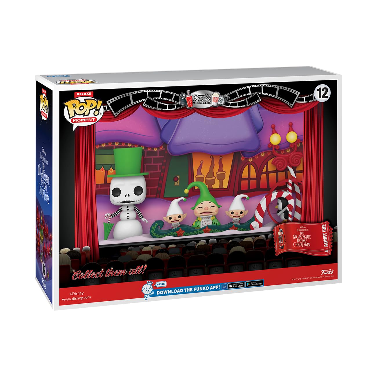 Funko Pop! Moments Deluxe: The Nightmare Before Christmas - Snowman Jack and Carolers