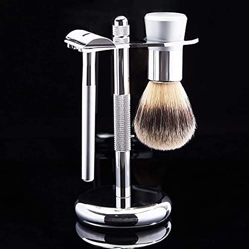 Glamlily Shaving Razor Stand for Men, Bathroom Storage (1.5 x 1.5 x 6.2 in)