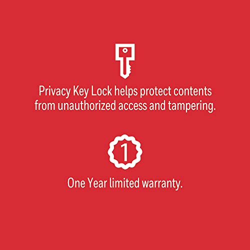 Honeywell Safes & Door Locks - Hideable Money Safe Box with Carry Handle - Fire Resistant Safe Document Box for Home - Metal Box with Digital Lock for Personal Items, Jewelry, Cash - 0.48-Cu - Black