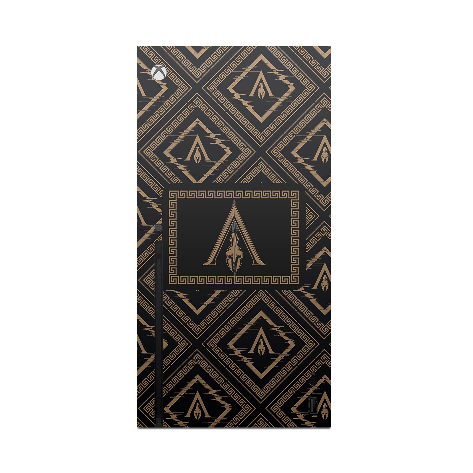 Head Case Designs Officially Licensed Assassin's Creed Crest & Broken Spear Odyssey Artwork Matte Vinyl Sticker Gaming Skin Decal Cover Compatible with Xbox Series X Console and Controller Bundle