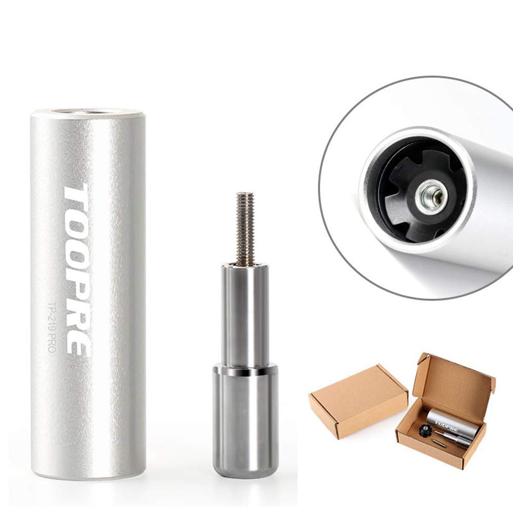 GOLDEAL TOOPRE Bicycle Fork Star Nut Setting Installer with 1 Spare Special Screw and 3 Star Nuts (for 7/8",1",1-1/8")