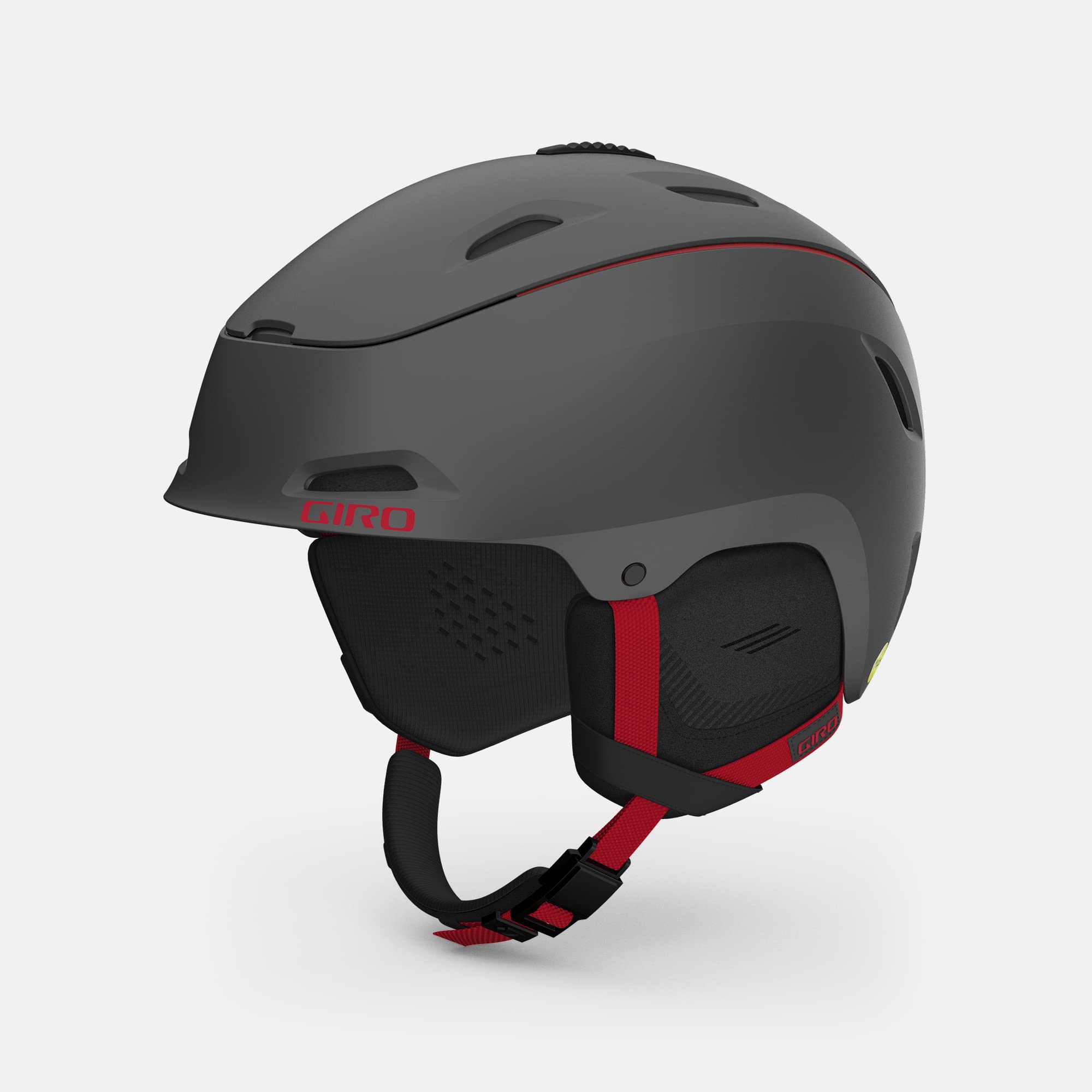 Giro Range MIPS Ski Helmet - Snowboard Helmet for Men & Women - Matte Graphite/Red - M (55.5-59cm)