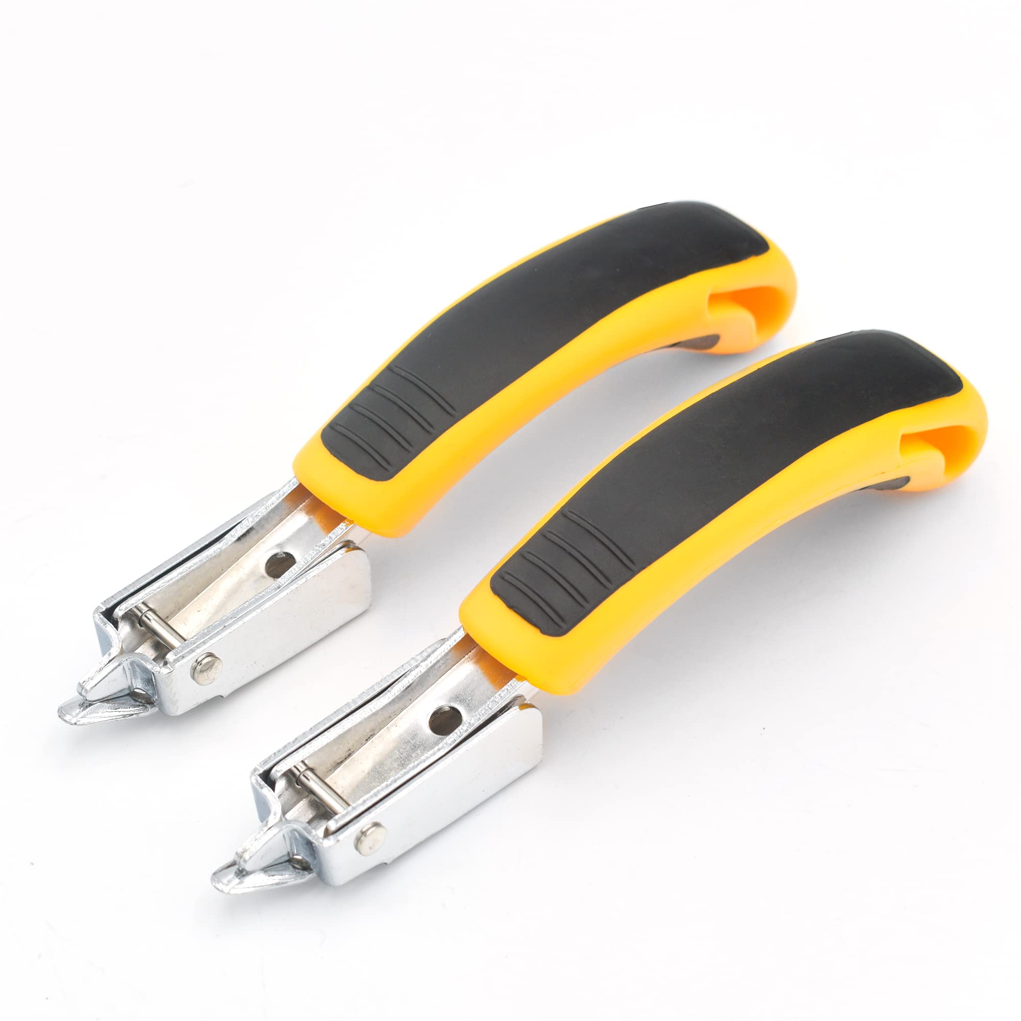 GEARLINTON Staple Remover Heavy Duty Upholstery with Ergonomic Handle for Office Staple Puller for Furniture Carpet Carton Floor (2 Pack, Blue)