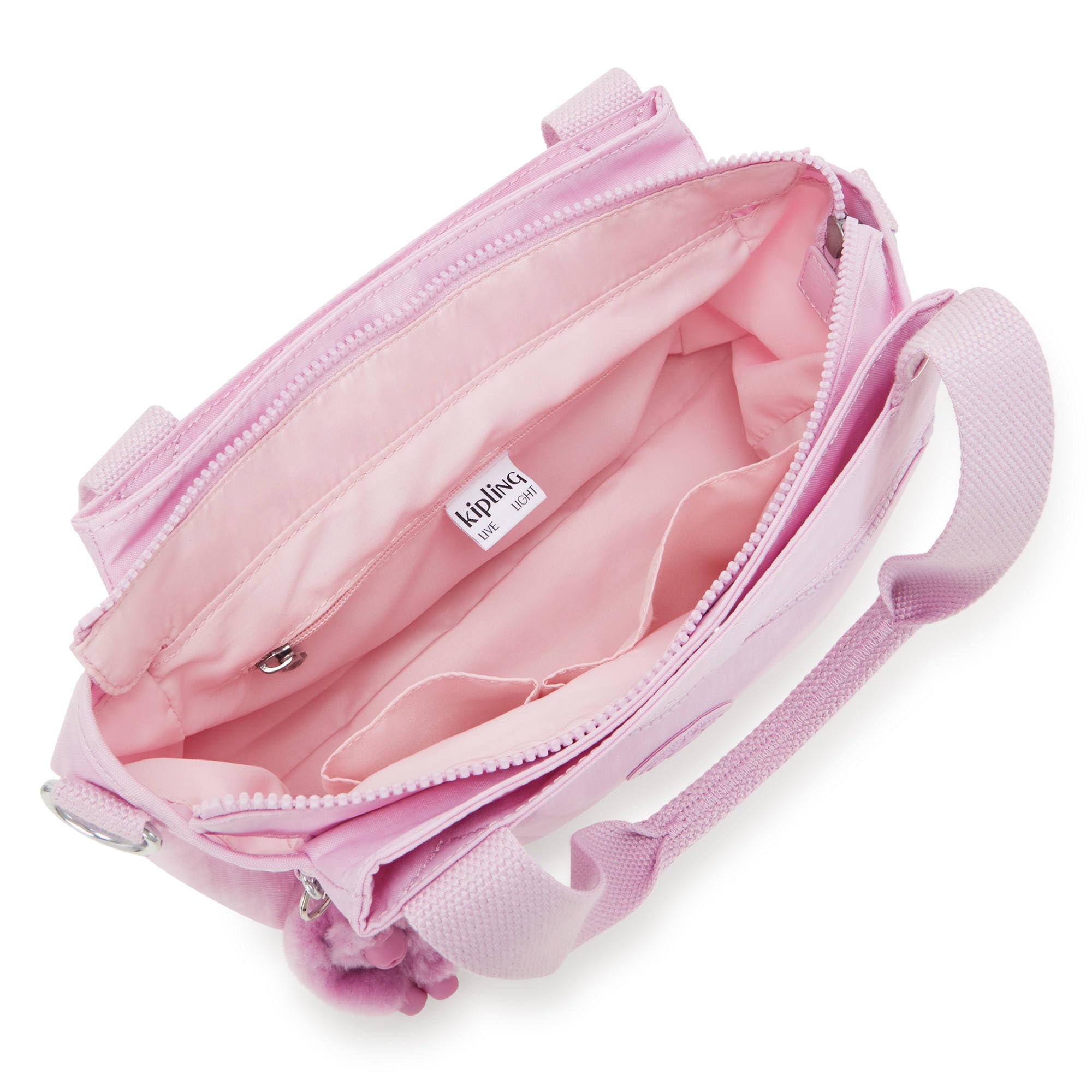 Kipling Women's Elysia Crossbody Bag, Lightweight, Multi-Compartment Magnetic Snap Pockets, Shoulder Bag