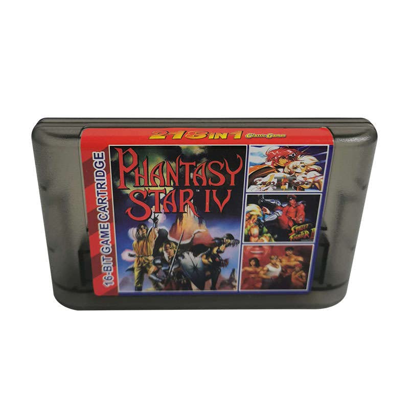 Hycus Classic Retro Super Games 218 in 1 Multi Game Cartridge for Sega Genesis / Mega Drive 16Bit Game Consoles