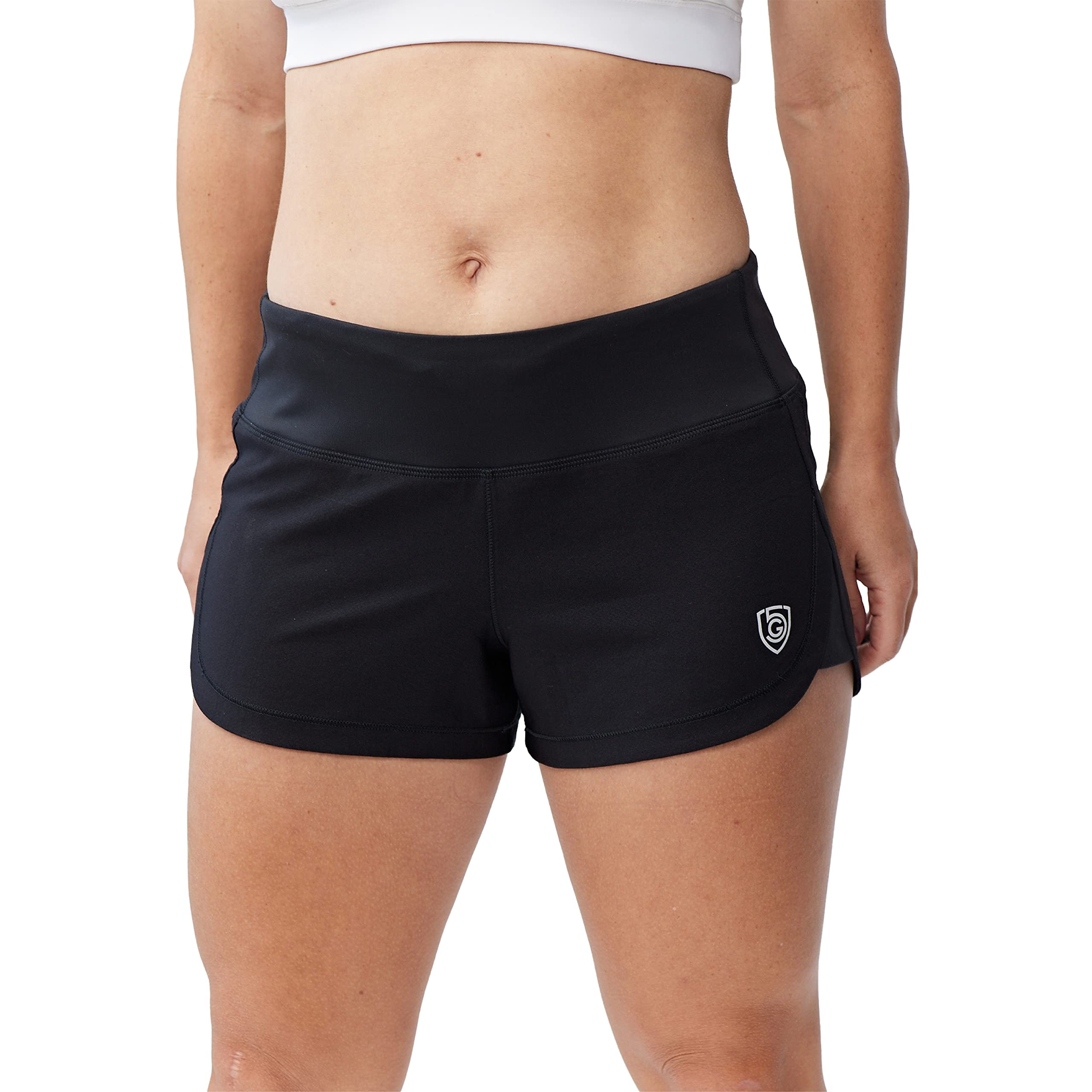 GOAL FIVE Fast and Free Lined 3" Training Short for Women, Performance Athletic Short, Womens Workout Shorts, Black, XS