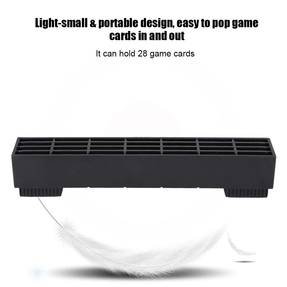 Jeanoko Game Card Storage Box, 6.69x1.18x1.02inch Game Card Storage Large Capacity for Storage Game Card