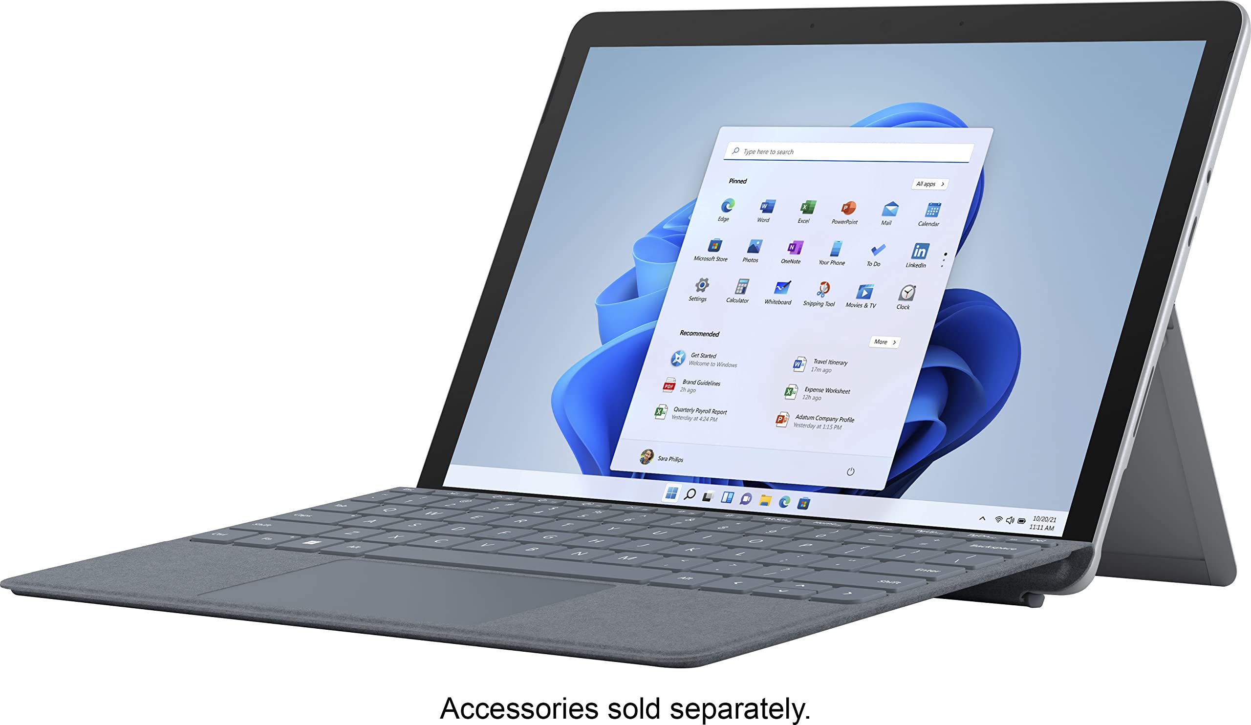 Microsoft Surface Go 2, Intel M3-8100Y, 8GB RAM, 128GB SSD, 10" Touchscreen, Intel UHD Graphics 615, Windows 10 Pro (Renewed)