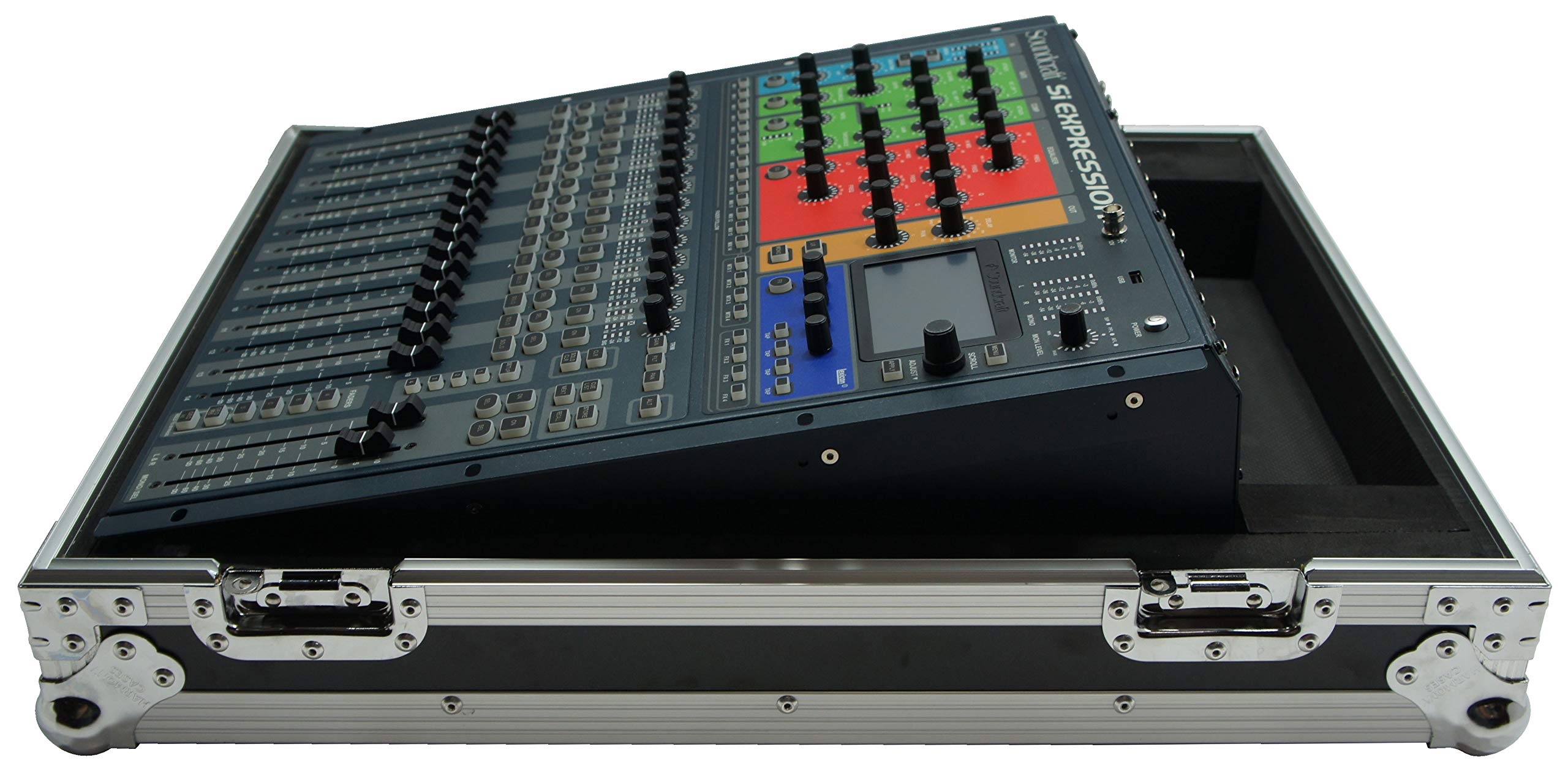 Harmony Audio HCSIEX 1 Flight Transport Road Case Compatible with Soundcraft Si Expression 1 Mixer