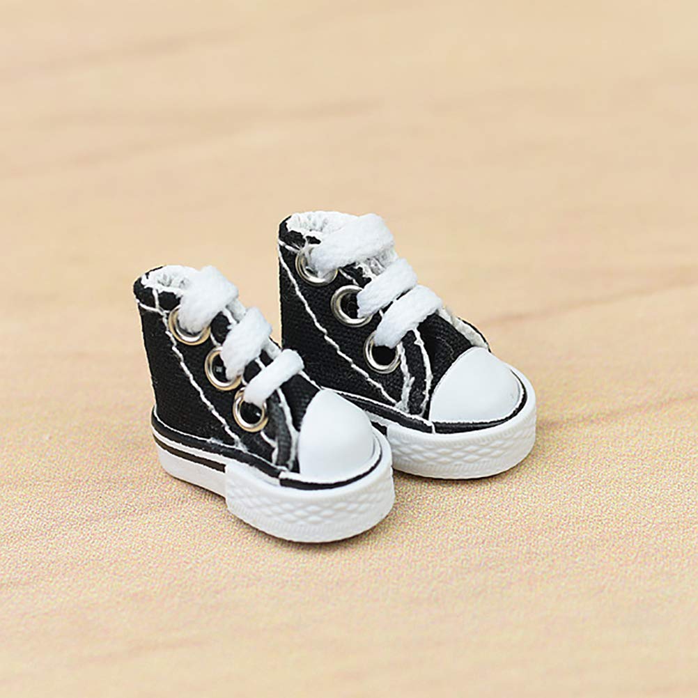 Hahepo Mini Finger Shoes, Realistic Fingerboard Shoe Mini Skate Shoes Finger Dance Shoes 3.5cm