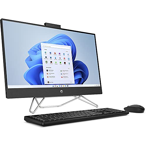 HP 27" FHD IPS All-in-One PC (2022) | 10-Core 12th Intel Core i7-1255U Iris Xe Graphics | 16GB DDR4 1TB SSD WiFi 6 Bluetooth | Win 11 Pro | Wireless Keyboard Mouse | TLG 32GB USB