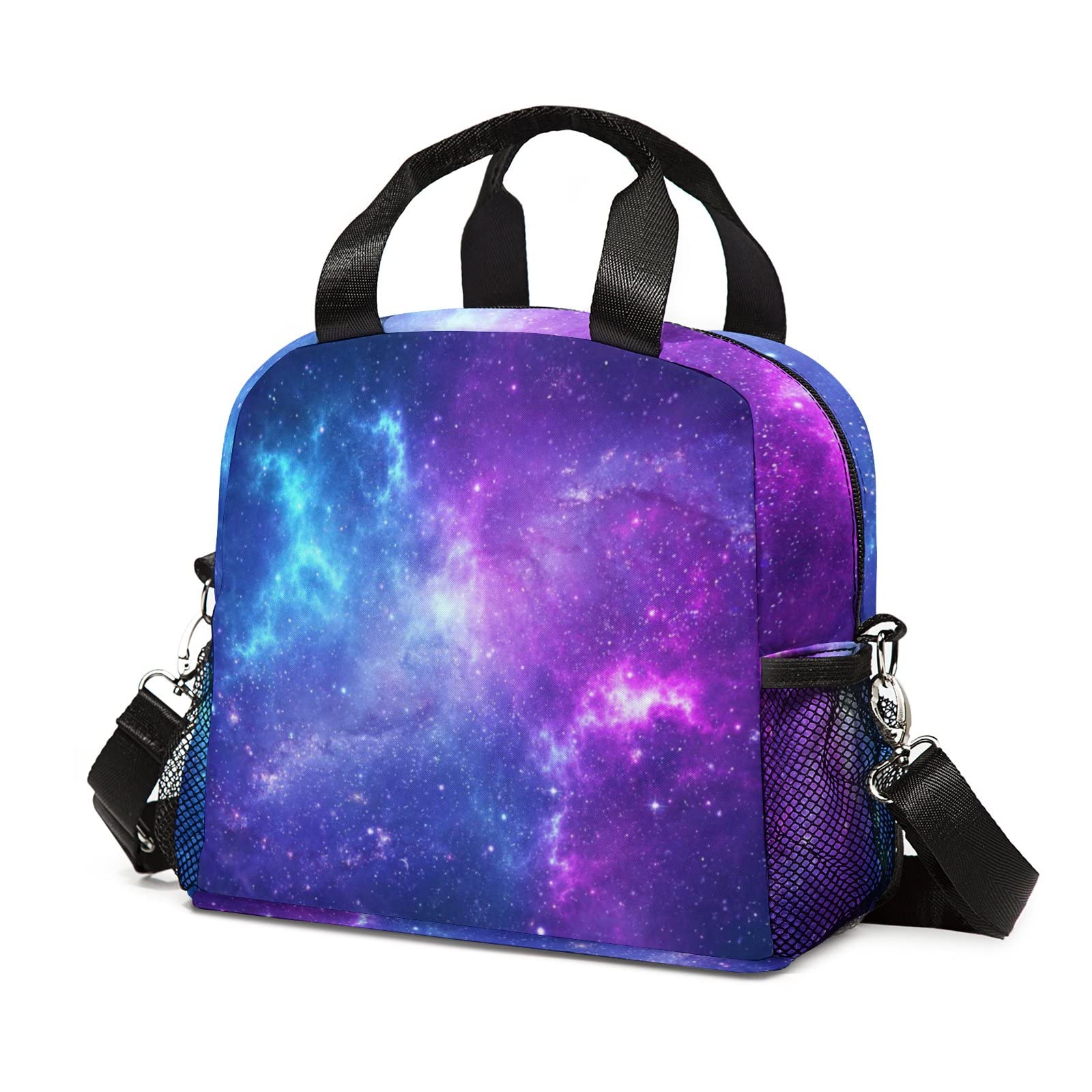 Gtonpum Lunch Bag for Kids, Cute Insulated Lunch Box with Adjustable Shoulder Strap, Reusable Thermal Lunch Tote Cooler Bag with Side Pockets for Girls Adult Women School Work Outdoor (Dragonfly)