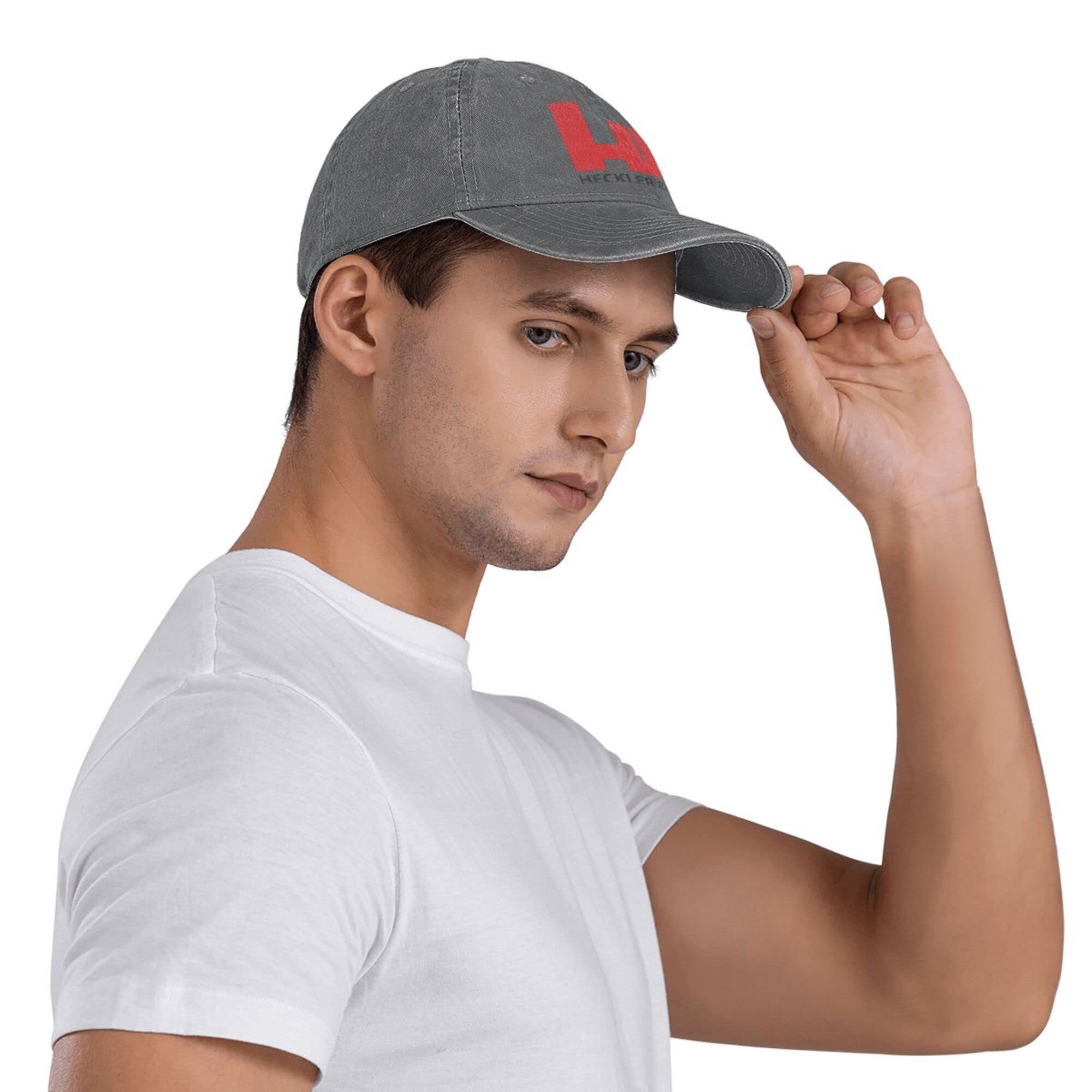 Heckler and Koch Baseball Hat Funny Sports Hats Trucker Cap Retro Adjustable Magic Buckle Dad Caps Deep Heather