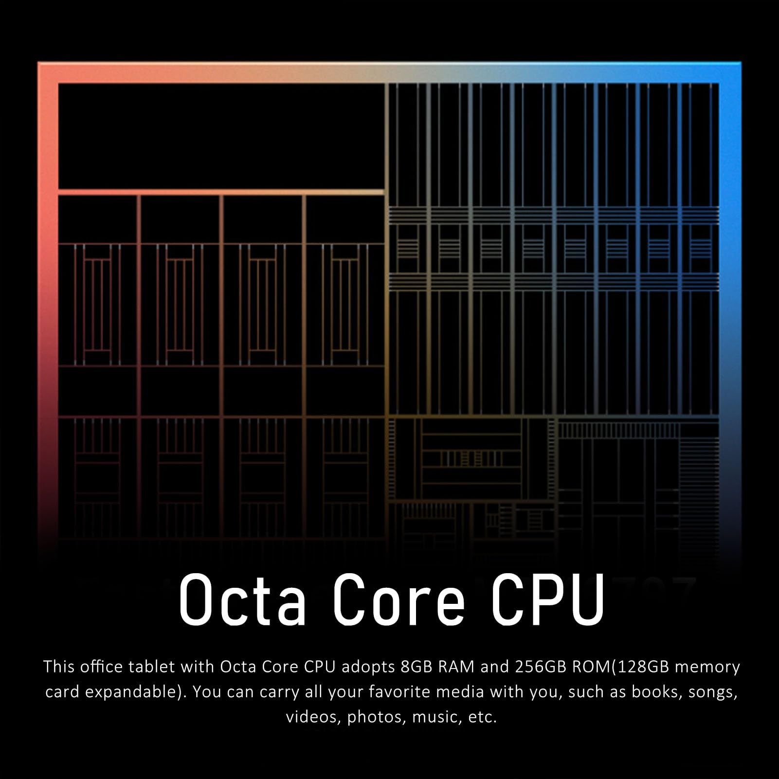 Gugxiom 10.1 Inch Android 12 Tablet, 2 in 1 Tablet, 8GB RAM 256GB ROM Octa Core Storage, Dual SIM Card Slot with Keyboard, 13MP Camera, 7000mAh Battery, GPS, Bluetooth, WiFi (US Plug)