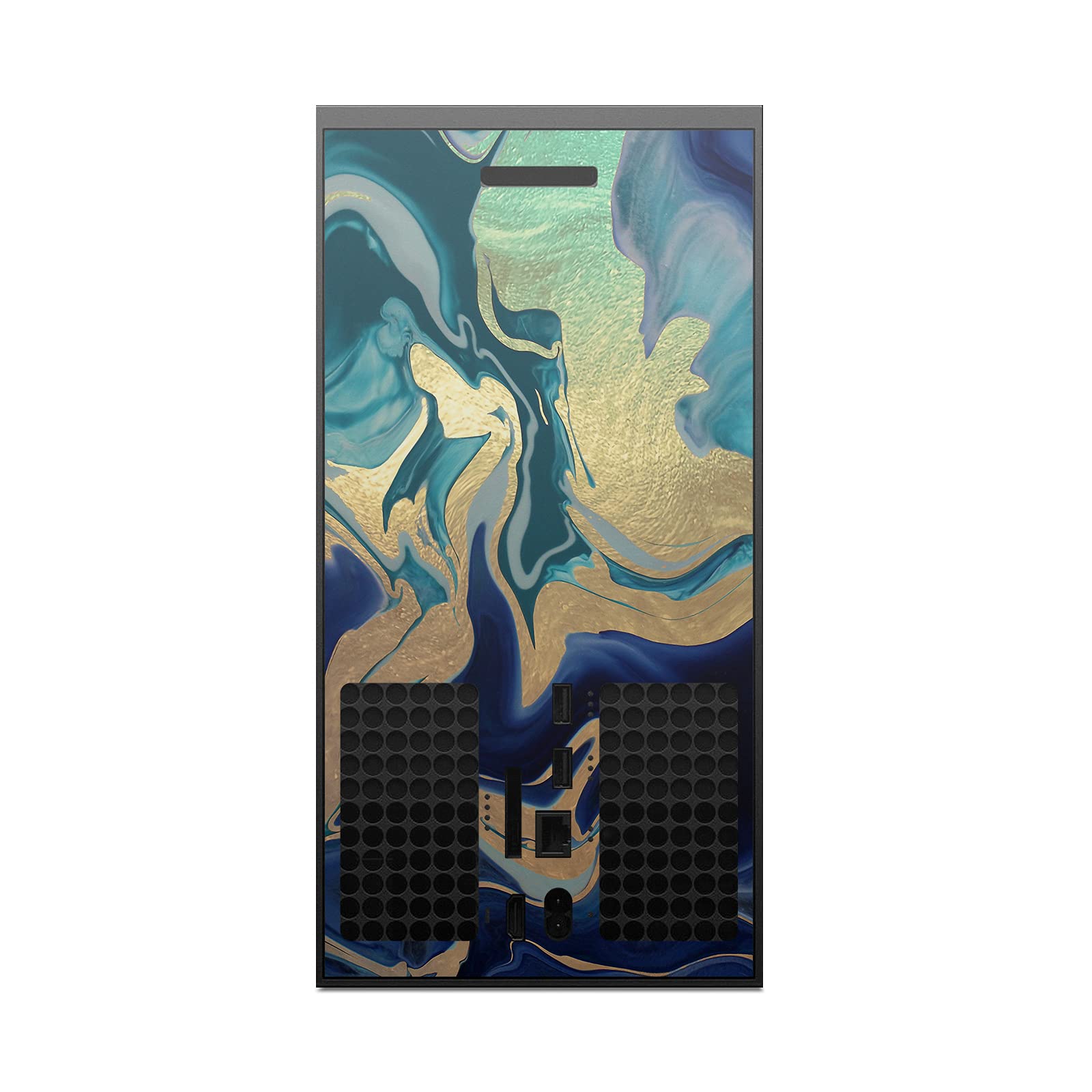 Head Case Designs Officially Licensed Monika Strigel Indigo Art Mix Matte Vinyl Sticker Gaming Skin Case Cover Compatible with Xbox Series X Console