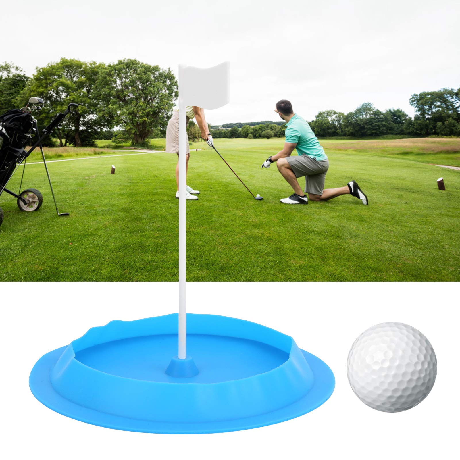 Golf Putting Cup, Golf Training Cup, Easy to Carry Durable Practice Putter Hole, Office Home for Kids Indoor