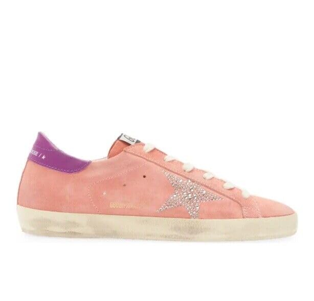 Golden Goose Women's Super Star Pink Sneakers (us_footwear_size_system, adult, women, numeric, medium, numeric_9)