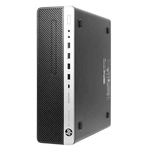 HP EliteDesk 800 G3 Small Form Desktop, Intel Core 7th Gen i5 7500 3.4Ghz, 32GB DDR4 RAM, 1TB SSD Hard Drive, USB Type C, Windows 10 Pro (Renewed)