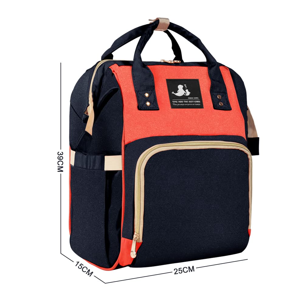 ISENSHI Diaper Bag Backpack, Multifunction Baby Bags for Girls Boys, Travel Backpack with Stroller Straps