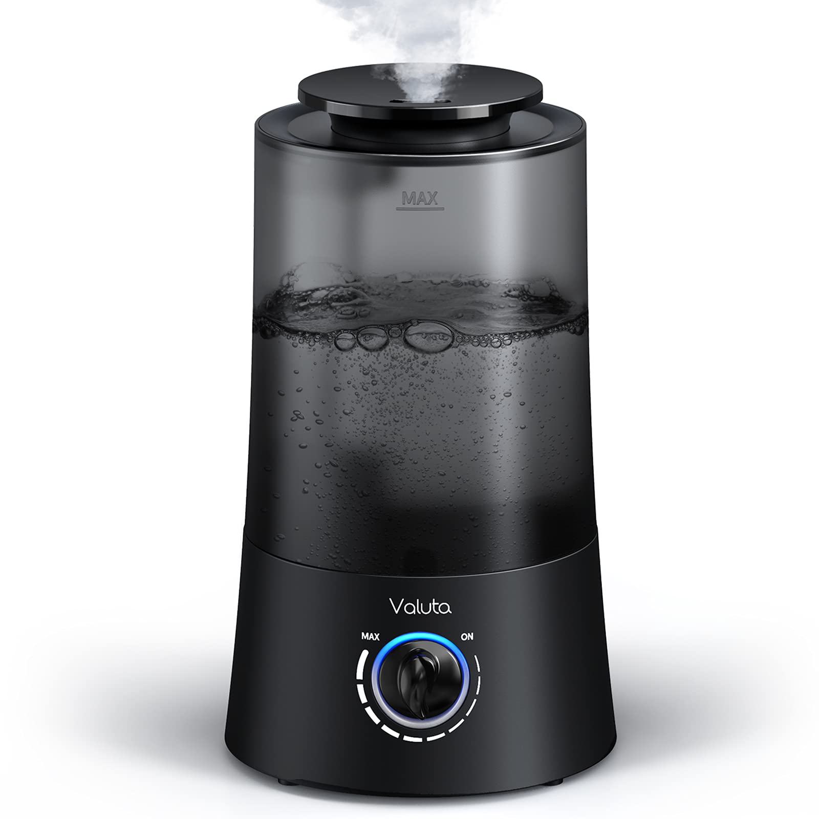 Humidifiers for Bedroom - 4L Cool Mist Humidifier Top Fill Oil Diffuser Quiet Ultrasonic Humidifiers for Home Large Room, Adjustable 360° Mist Output Control, Auto Shut Off, Humidifiers for Baby