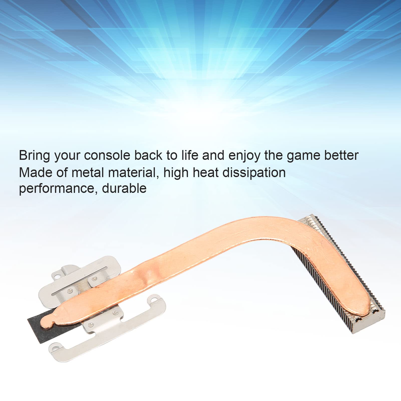 Internal heatsink, stable game console cooler, copper heat sink sheet metal replacement