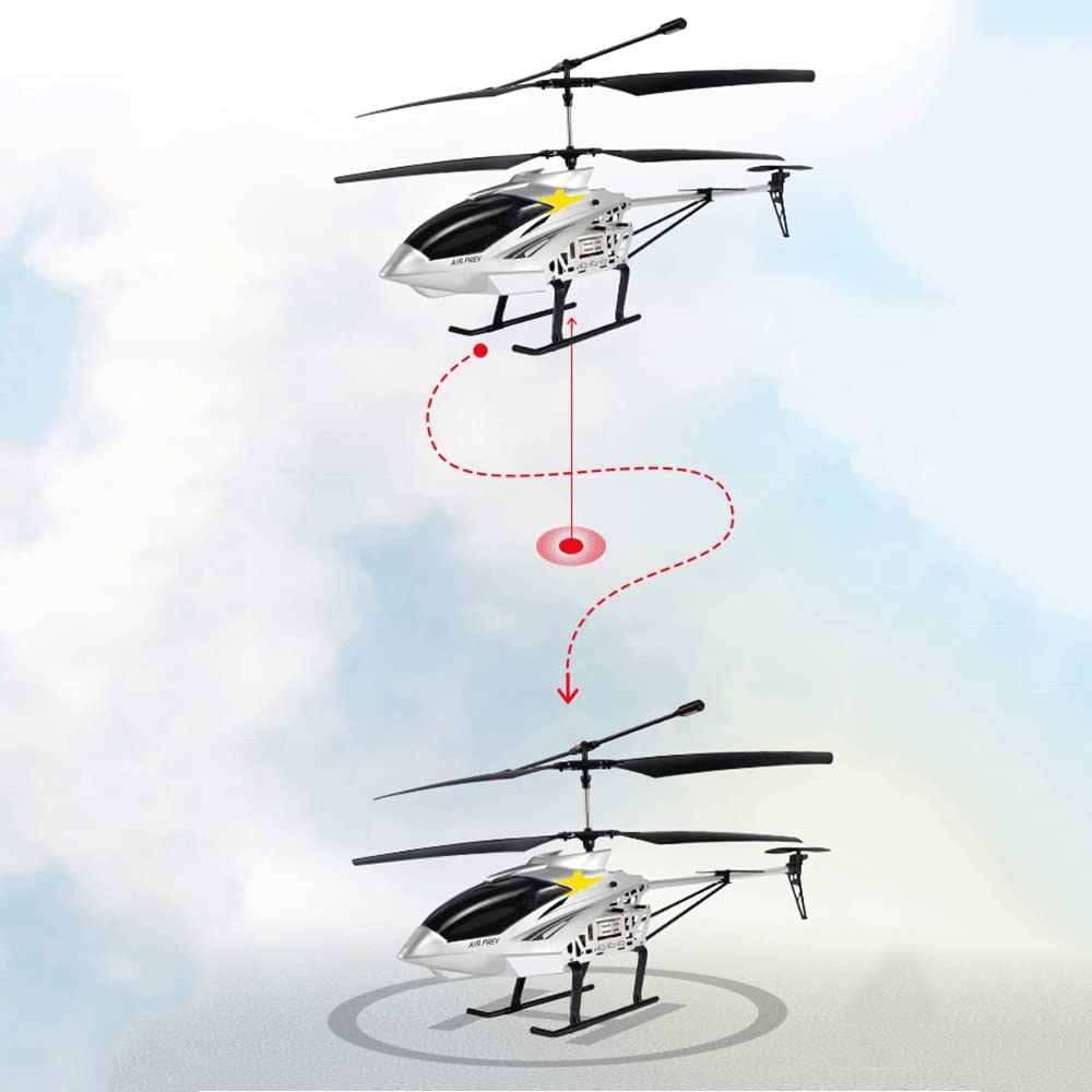 GUOQIQI 3.5 Channel RC Helicopter Smart Hover 2 Gears Acceleration RC Helicopter with Lights RC Helicopter Adult Children