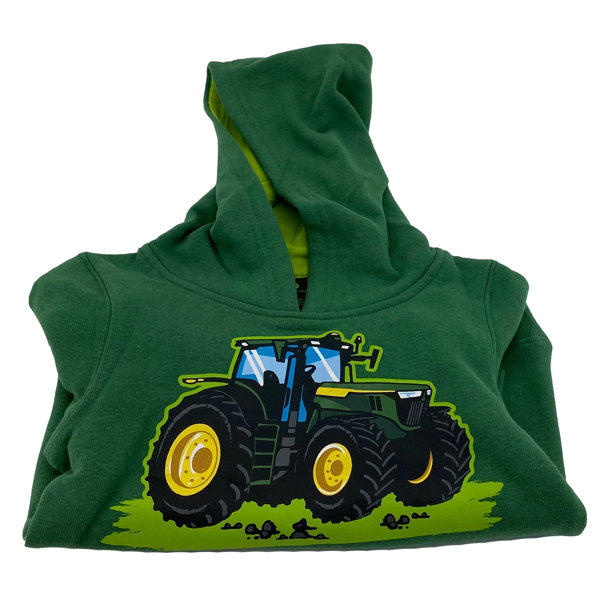 John Deere Green Tractor Hoodie Sweatshirt Sizes 2T 3T 4T (as1, age, 4_years, 4T)