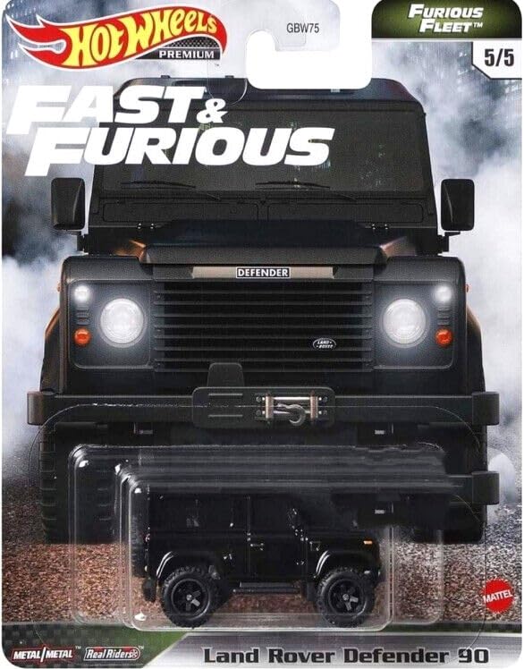 Hot Wheels Premium Fast & Furious Fleet Complete Set of 5 Diecast Vehicles from GBW75-956N Release