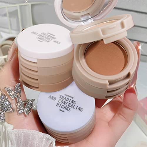 HOSAILY 4 in 1 Color Matte Eyeshadow Palette High Pigmented Natural Nude Eyeshadow Makeup Palette Long Lasting Eyeshadow Palette with Eyeshadow Brush