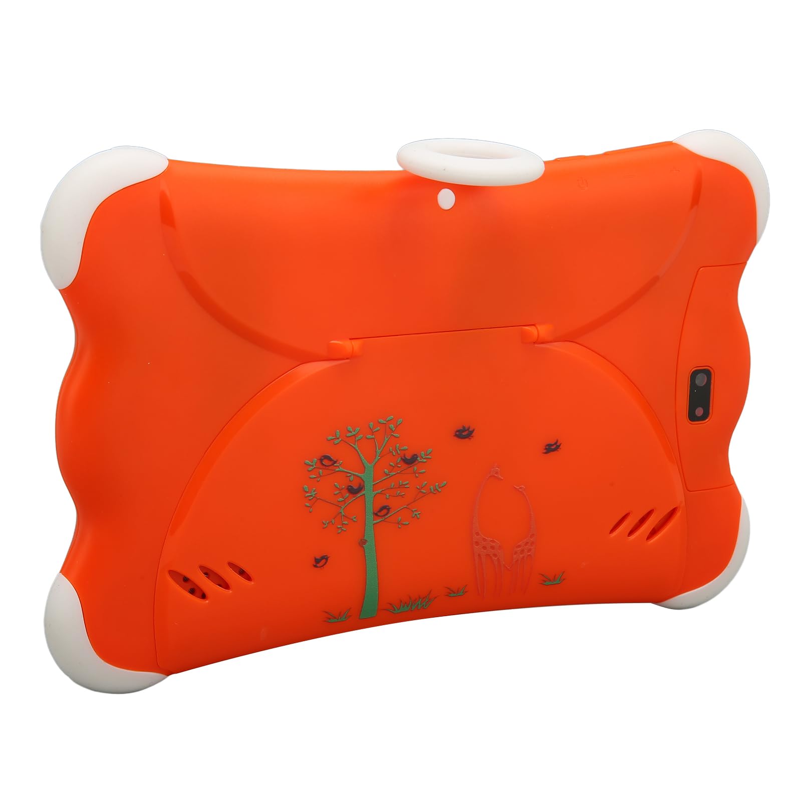 HEEPDD Kids Tablet, Dual SIM Dual Standby Orange 7 Inch 1280x800 RAM 3GB ROM 32GB WiFi Kids Tablet for Reading (US Plug)