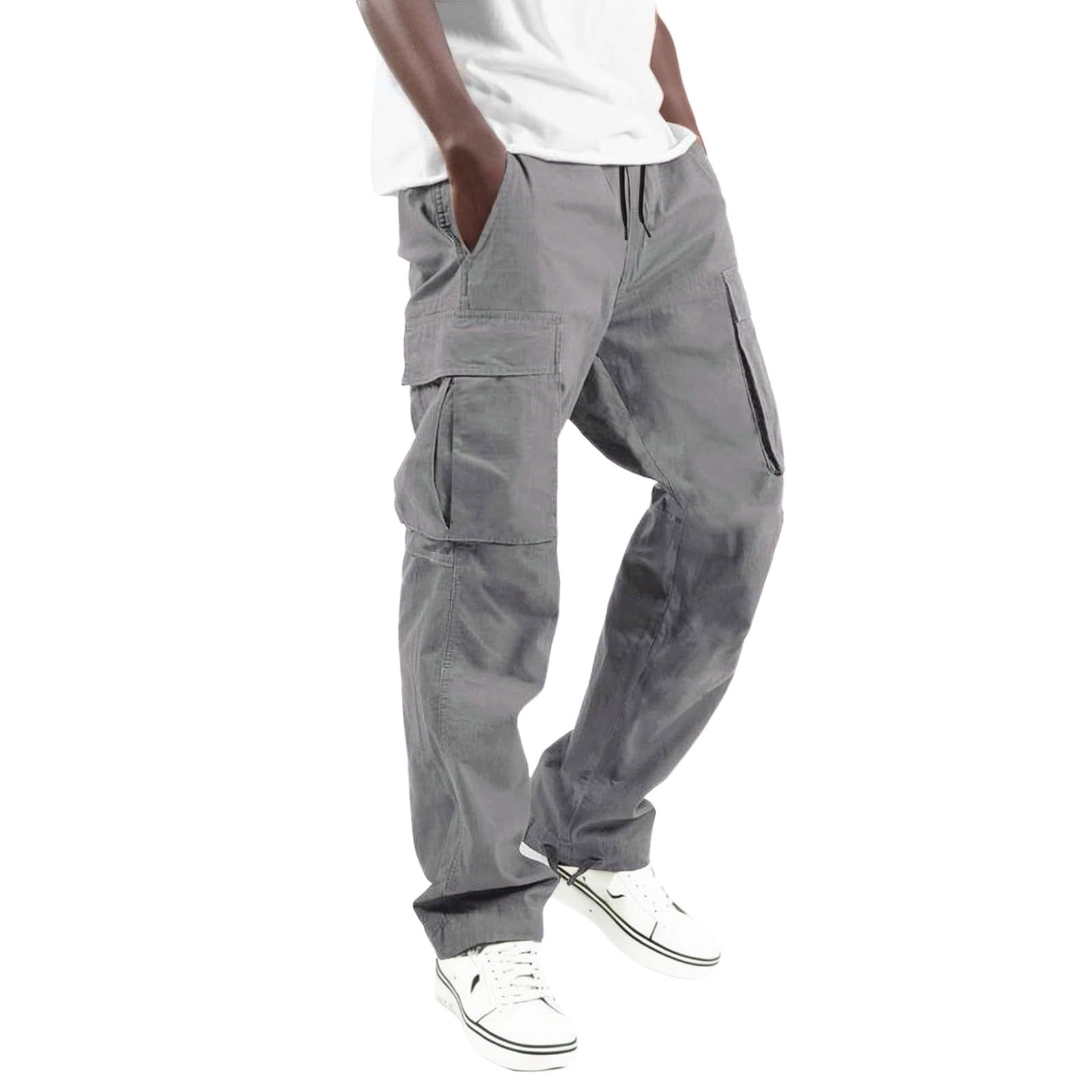 Fupinoded Sweatpants for Men Big and Tall Birthday Fall for Men Casual Cargo Pants Hiking Pants Workout Joggers