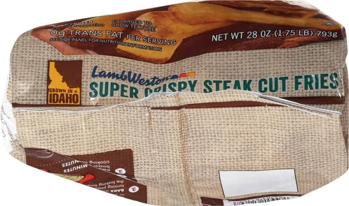 Grown in Idaho Super Crispy Steak Cut Fries, 28 oz (Frozen)