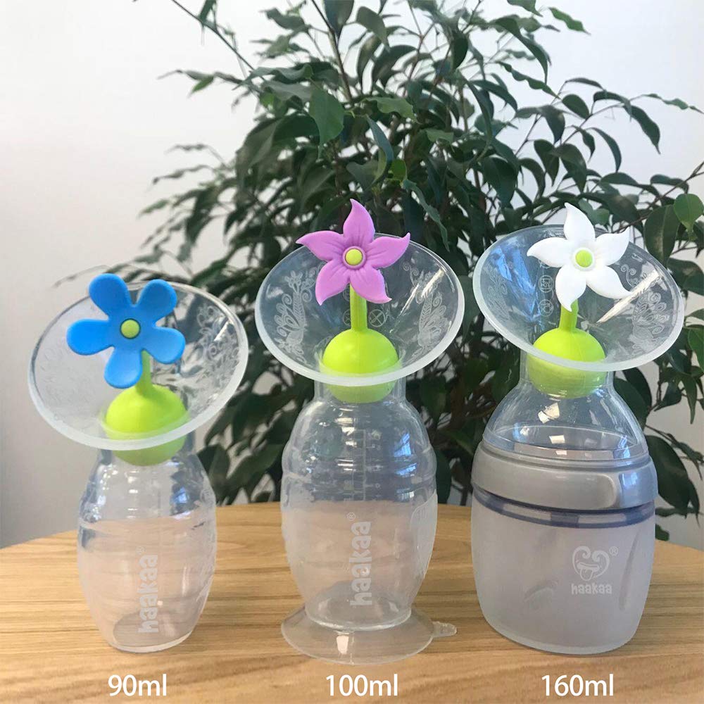 haakaa Silicone Breast Pump Stopper 1 pk (Purple)