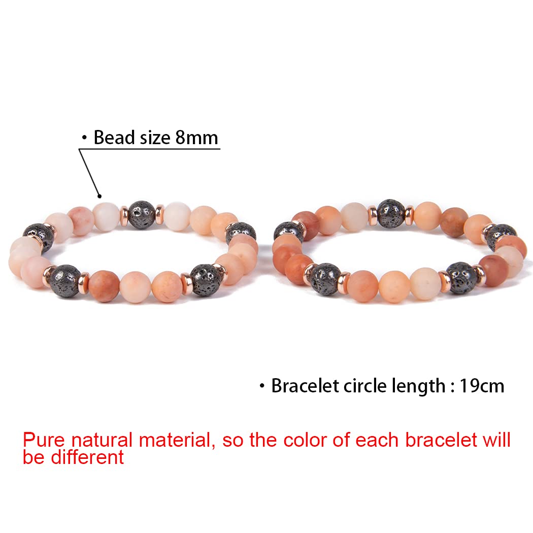 Good Luck Bracelet for Women, Pink Zebra Jasper,Lavender Essential Oil Diffusion Bracelet, Avoid Evil Yoga Bracelet, Happy Mood Gift