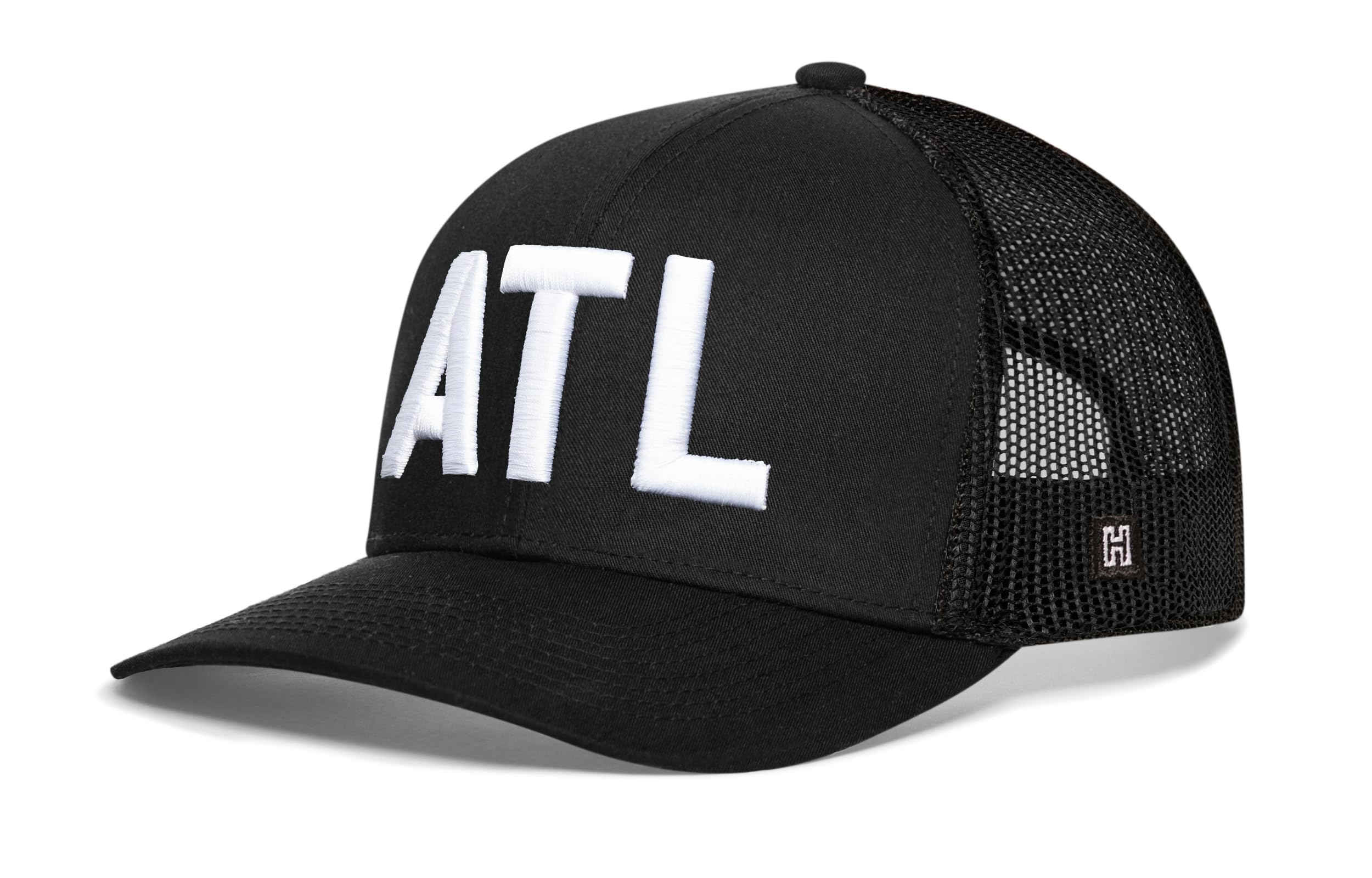 HAKA NASH Trucker Hat, Mesh Outdoor Hat for Men & Women, Adjustable Tennessee Baseball Cap, Snapback Golf Hat Black
