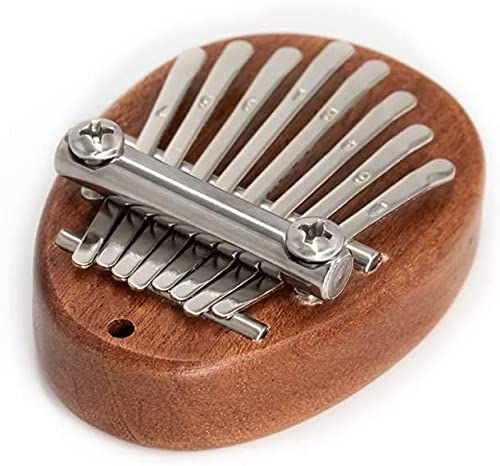 ILamourCar 8 Key Mini Kalimba exquisite Finger Thumb Piano Marimba Musical good accessory Pendant Gift for Kids Adult Beginners Professional.