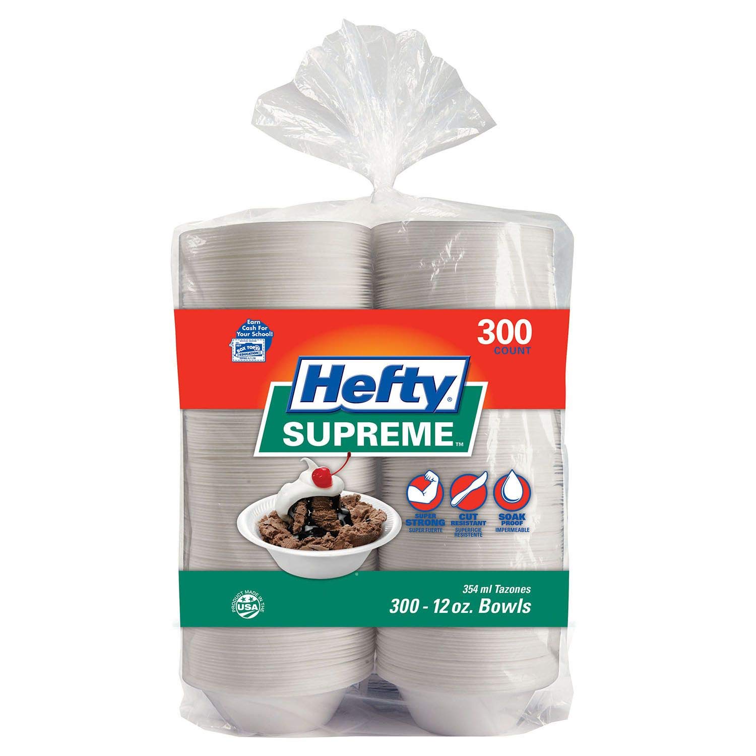 Hefty Foam Bowl, 12-Ounce (Packaging may Vary)