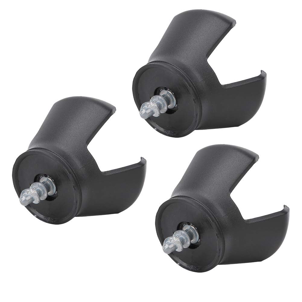 Golf Ball Pick Up Tool, Golf Putter Grip Golf Ball Retriever Putter Picker Made of Plastic Sucker for Golf Screws Tool, Golf Accessories Black for Men Women Golfer