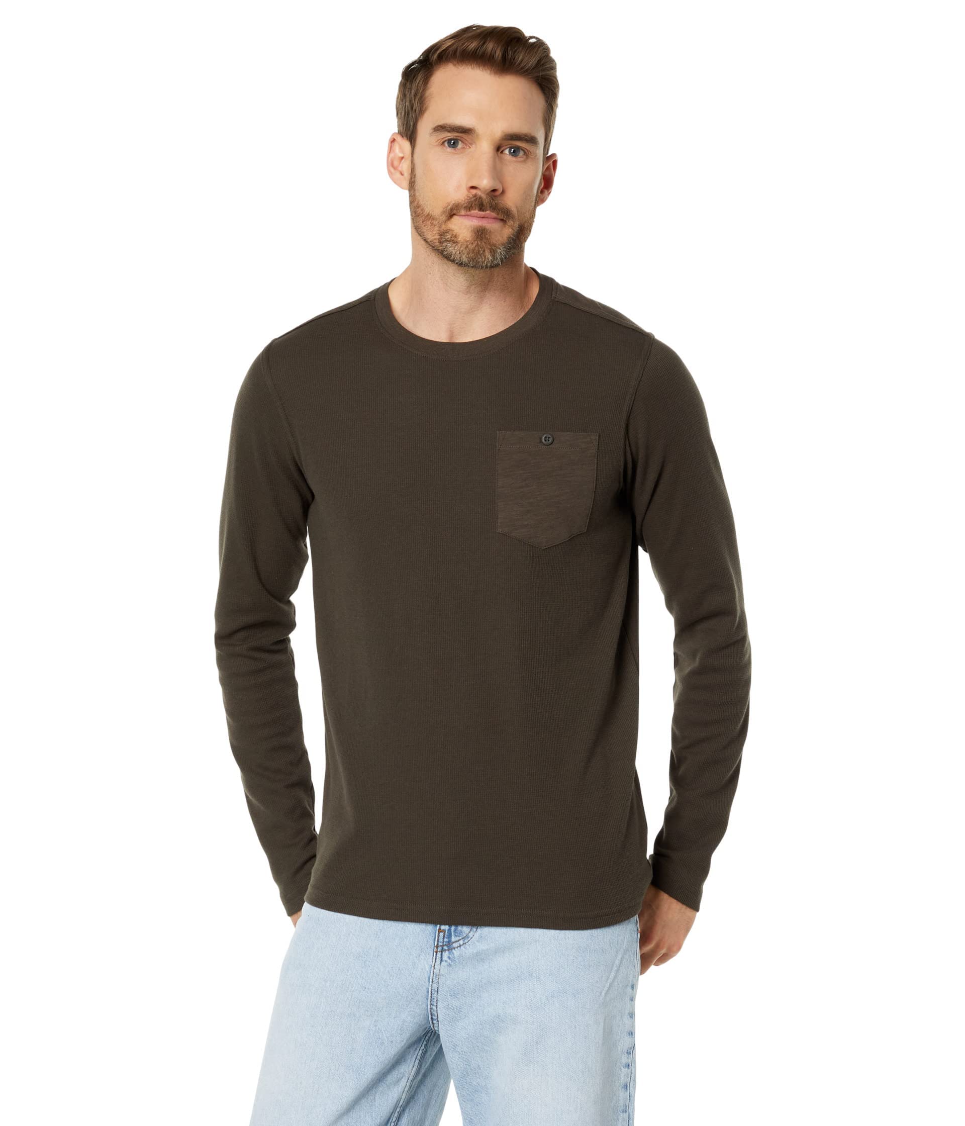 Hurley Felton Long Sleeve Thermal Dark Green LG