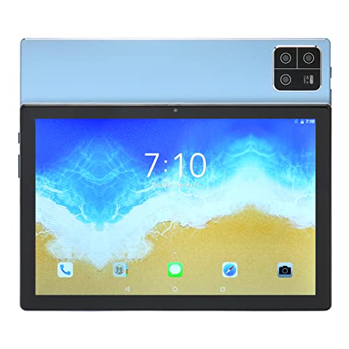 Haofy Tablet PC, Octa Core Processor 8GB RAM 128GB ROM 10.0 Inch 1920x1200 IPS HD Tablet for Entertainment (Blue)